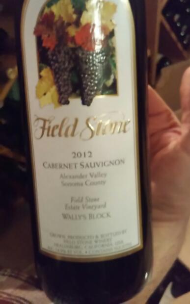 2012 Field Stone Cabernet Sauvignon Wally's Block Alexander Valley, USA ...
