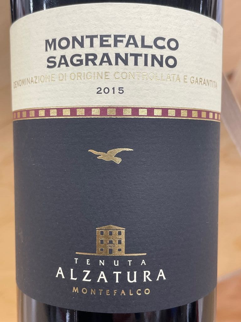 2015 Tenuta Alzatura Montefalco Sagrantino, Italy, Umbria, Montefalco ...