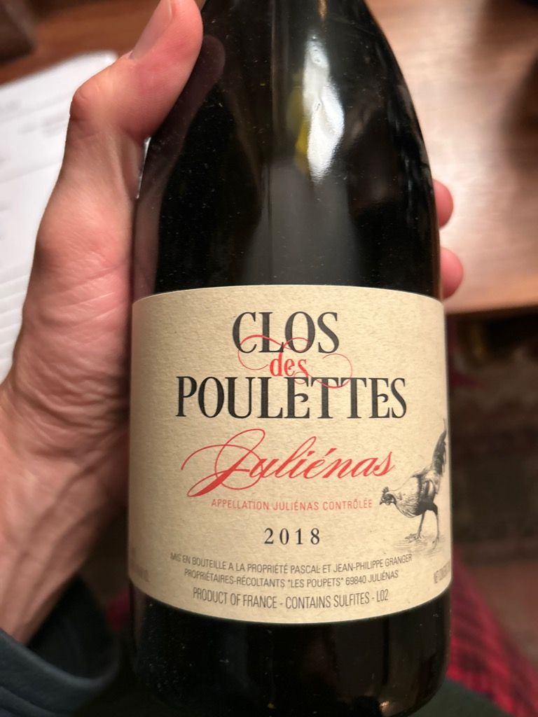 2018 Jacques Charlet Juliénas Clos de Poulettes, France, Burgundy ...