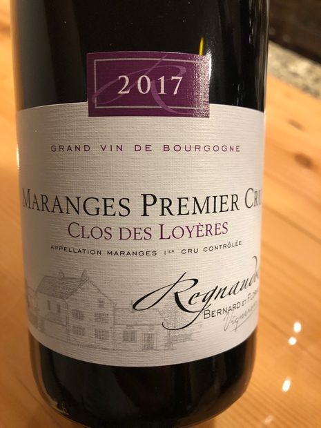 2021 Bernard Regnaudot Maranges 1er Cru Clos des Loyères, France ...