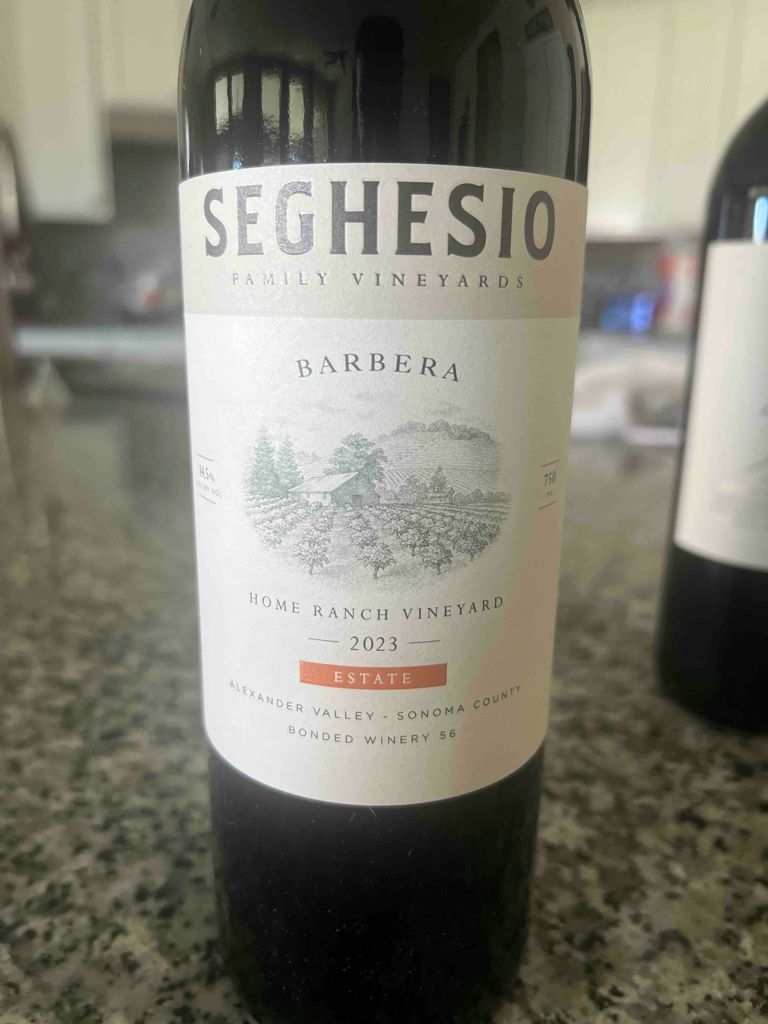 2023 Seghesio Family Vineyards Barbera Rosato Alexander Valley, USA ...