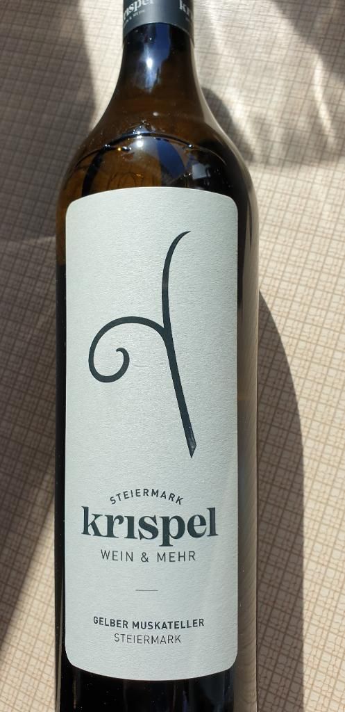 2021 Krispel Gelber Muskateller, Austria, Styria, Südsteiermark ...