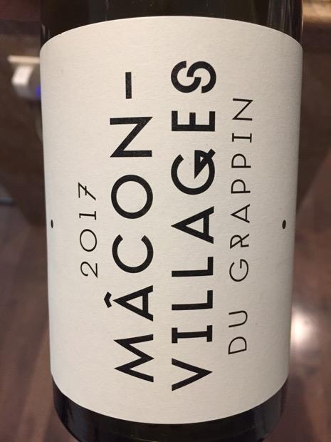 2017 Le Grappin Mâcon-Villages, France, Burgundy, Mâconnais, Mâcon ...