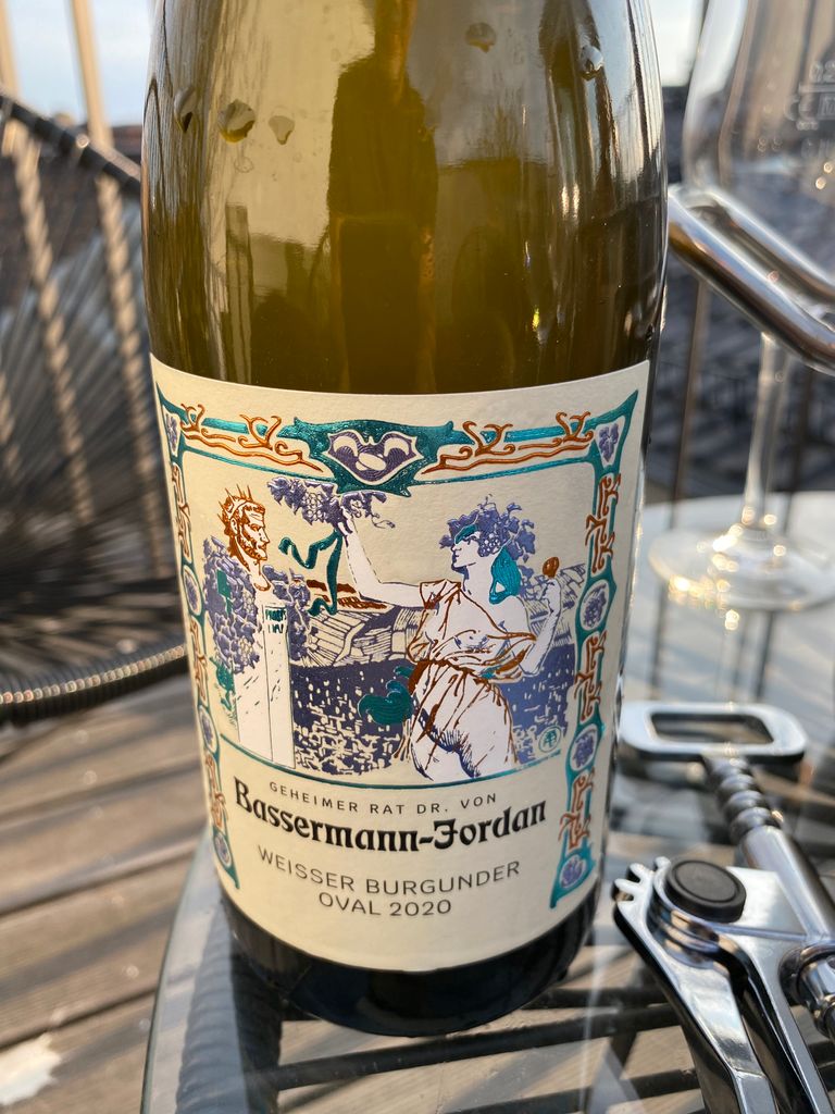 2020 Dr. von Bassermann-Jordan Weißer Burgunder Oval, Germany, Pfalz ...