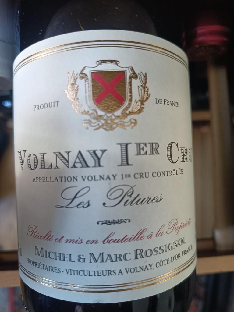 2016 Michel et Marc Rossignol Volnay 1er Cru Pitures, France, Burgundy ...