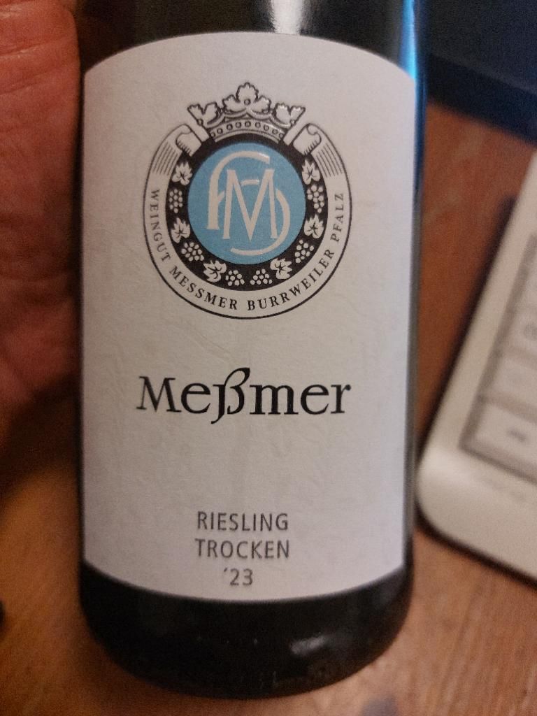 2023 Meßmer Riesling, Germany, Pfalz - CellarTracker