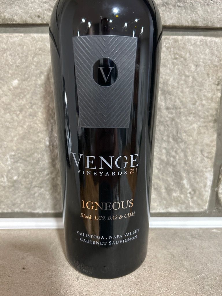 2021 Venge Vineyards Cabernet Sauvignon Igneous, USA, California, Napa ...