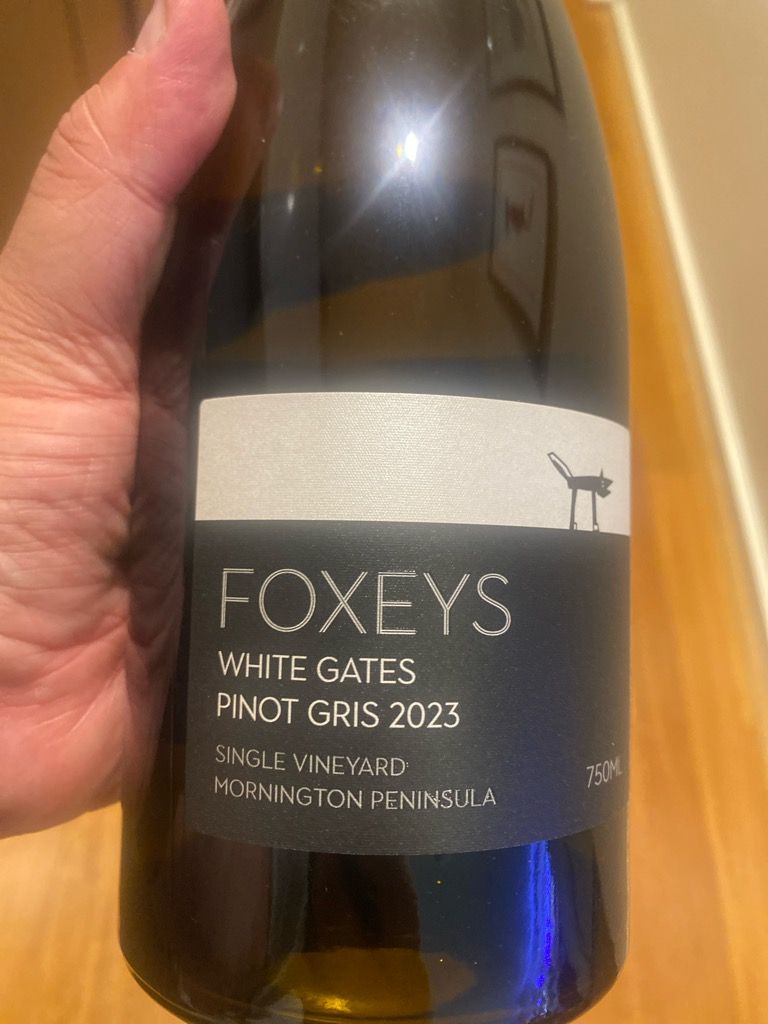 2023 Foxeys Hangout Pinot Gris White Gates Vineyard, Australia ...