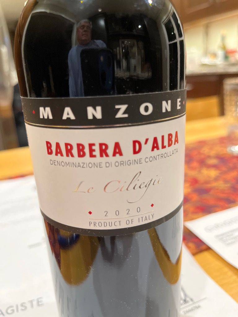 2020 Giovanni Manzone Barbera d'Alba Le Ciliegie, Italy, Piedmont, Alba ...