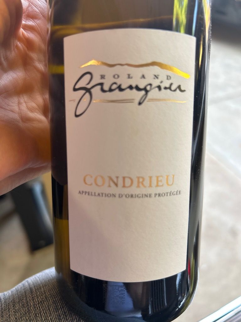 2023 Roland Grangier Condrieu Les Terrasses, France, Rhône, Northern ...