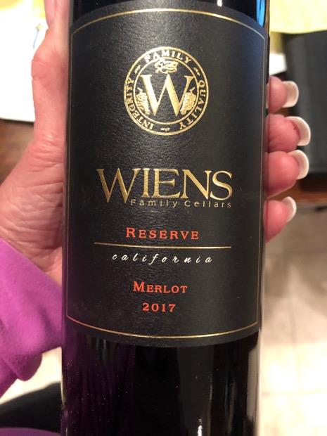 2020 Wiens Family Cellars Merlot Reserve, USA, California, South Coast ...