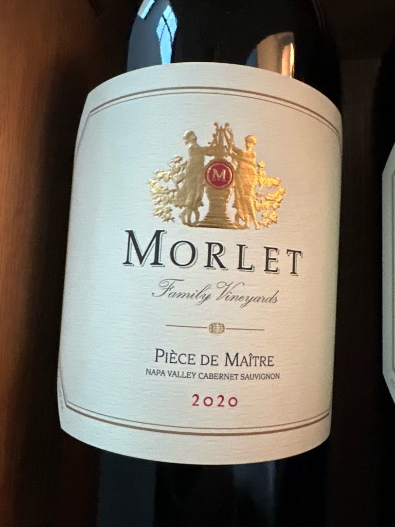 2020 Morlet Family Vineyards Cabernet Sauvignon Piece de Maitre, USA ...