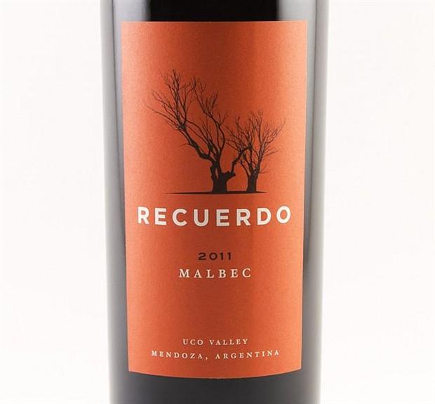 2011 Recuerdo Malbec, Argentina, Mendoza, Valle de Uco - CellarTracker