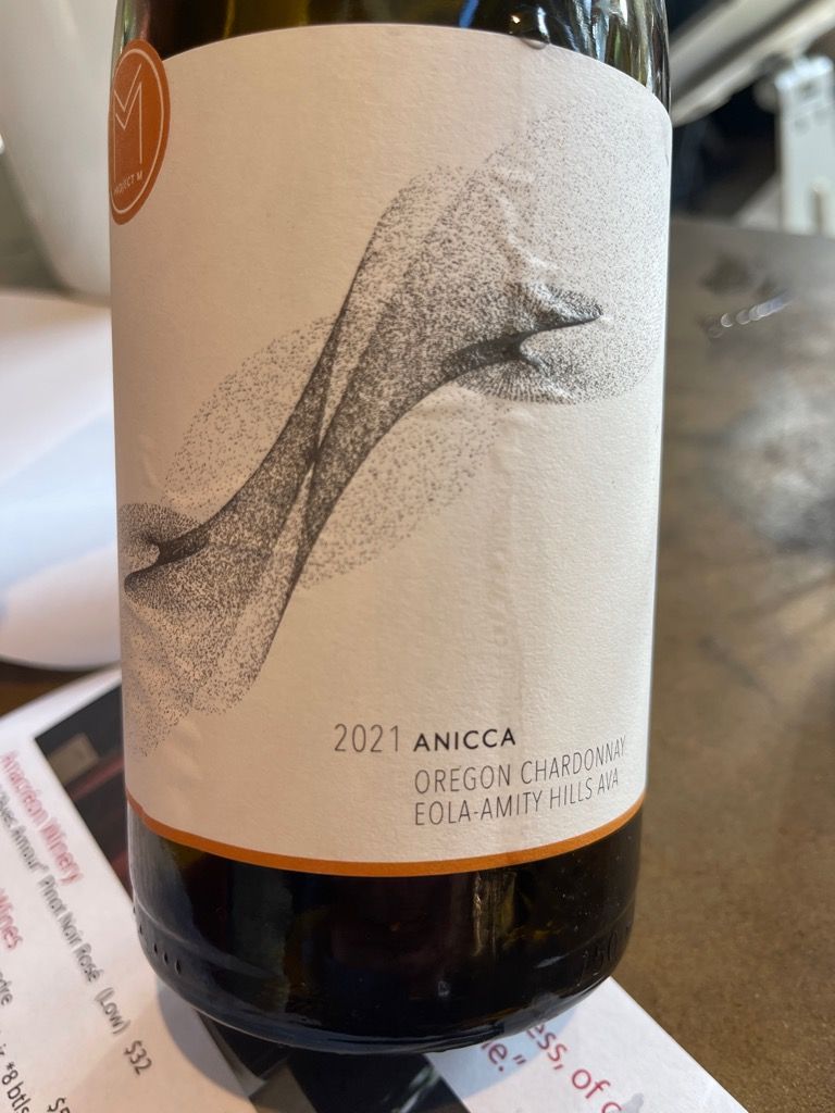 2021 Project M Chardonnay Anicca, USA, Oregon, Willamette Valley, Eola ...