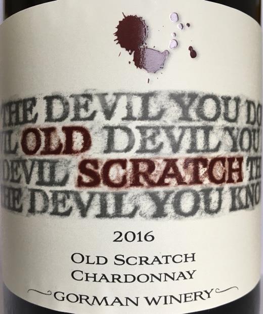 2016 Gorman Winery Chardonnay Old Scratch, USA, Washington, Columbia ...