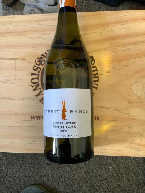 2018 Rabbit Ranch Pinot Gris, New Zealand, South Island, Otago, Central ...