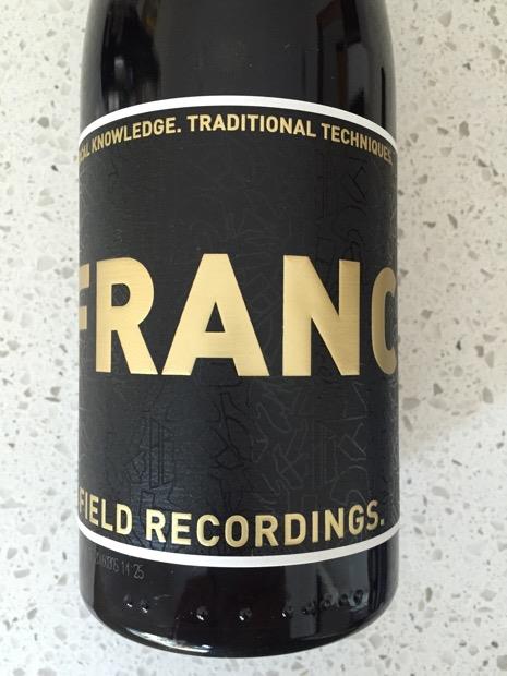 2015 Field Recordings Wine Cabernet Franc, USA, California, Central ...