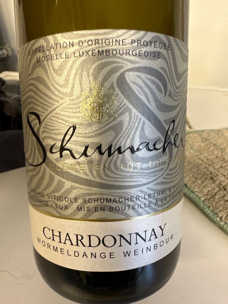 2021 Schumacher-Lethal & Fils Chardonnay Wormeldange Weinbour ...