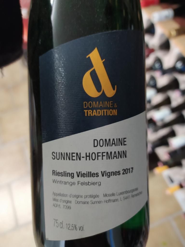 2022 Sunnen-Hoffmann Riesling Vieilles Vignes Wintrange Felsbierg ...