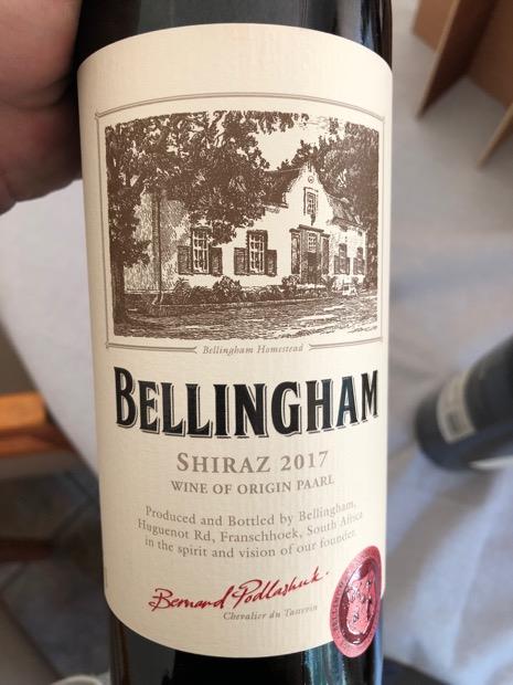 2017 Bellingham Shiraz, South Africa, Coastal Region, Stellenbosch ...