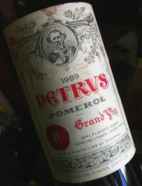 1989 Pétrus, France, Bordeaux, Libournais, Pomerol - CellarTracker