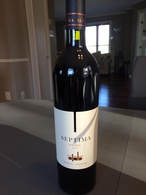 2014 Bodega Septima Malbec, Argentina, Mendoza - CellarTracker