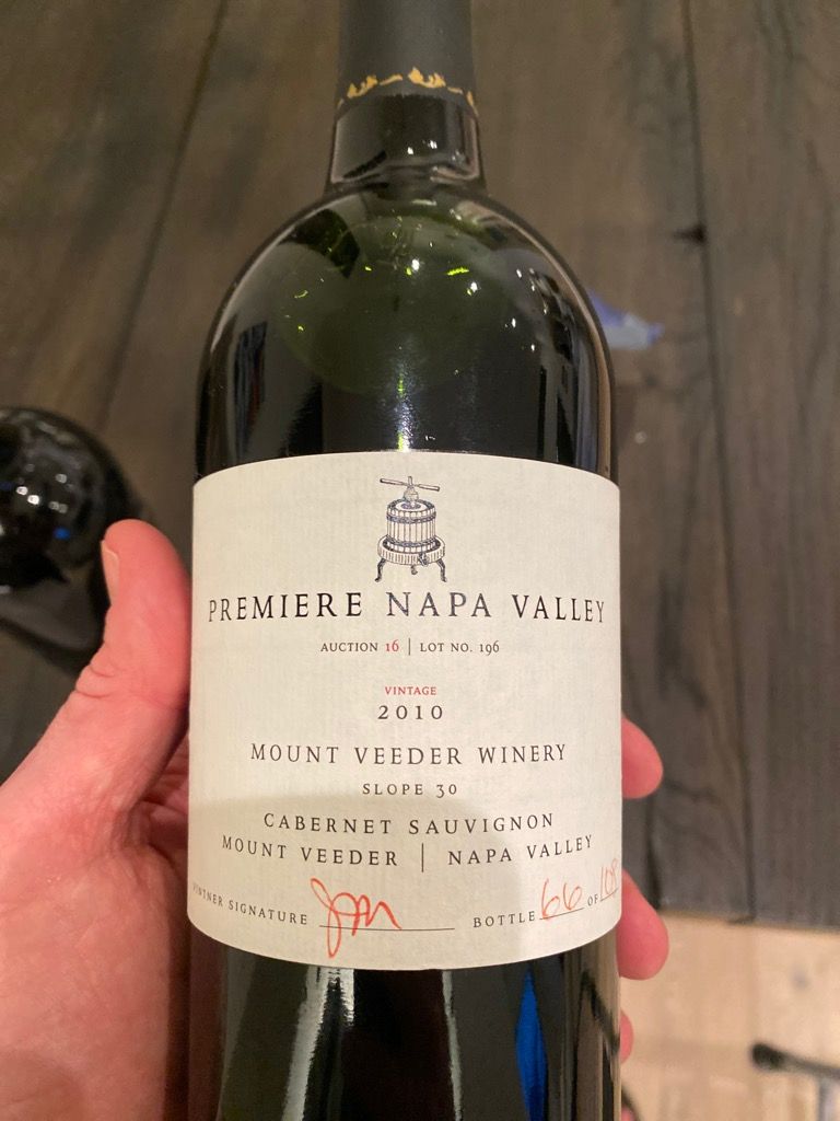 2009 Mount Veeder Winery Cabernet Sauvignon Premiere Napa Valley, USA ...