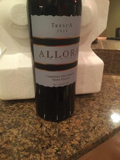 2014 Allora Vineyards Cabernet Sauvignon Tresca, USA, California, Napa ...