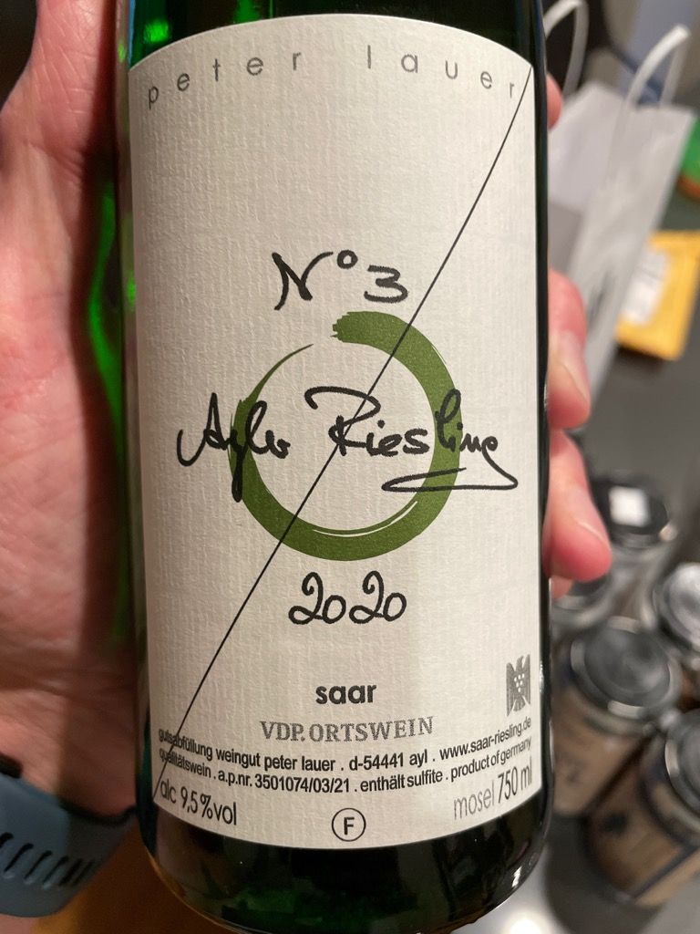 2022 Peter Lauer Ayler Riesling N°3, Germany, Mosel Saar Ruwer ...