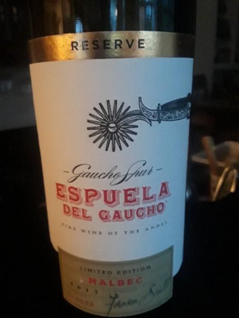 2017 Espuela del Gaucho Malbec Limited Edition Reserve, Argentina ...