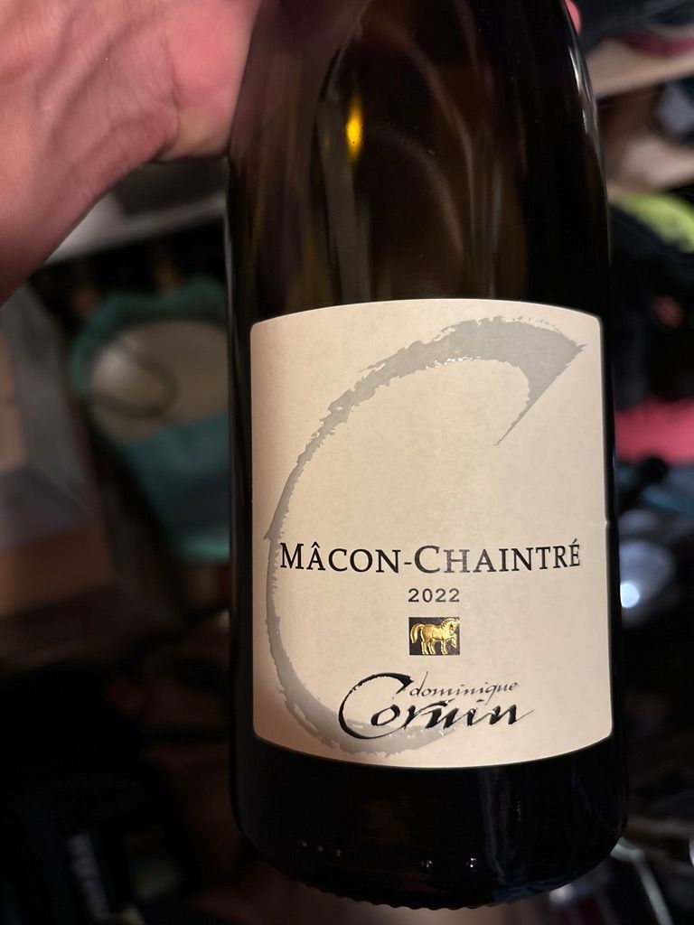 2022 Dominique Cornin Mâcon-Chaintré, France, Burgundy, Mâconnais ...
