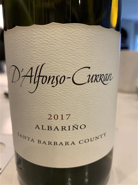 2021 D’Alfonso – Curran Albariño, USA, California, Central Coast, Santa ...