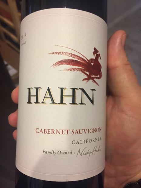 2014 Hahn Cabernet Sauvignon, USA, California - CellarTracker