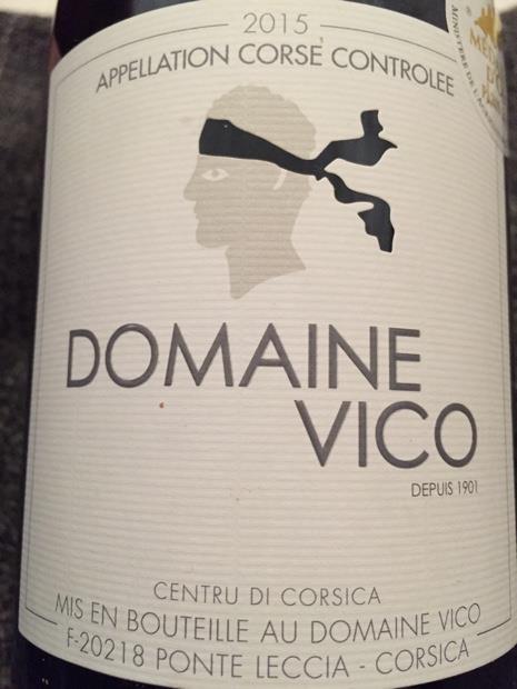 2015 Domaine Vico Corse, France, Corsica, Corse - CellarTracker