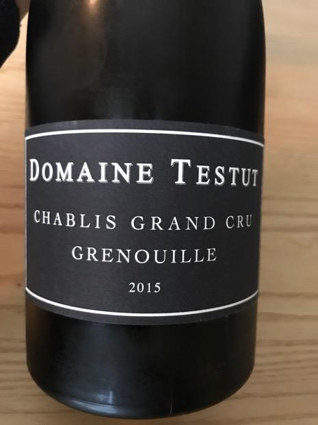 2015 Domaine Testut Chablis Grand Cru Grenouilles, France, Burgundy ...