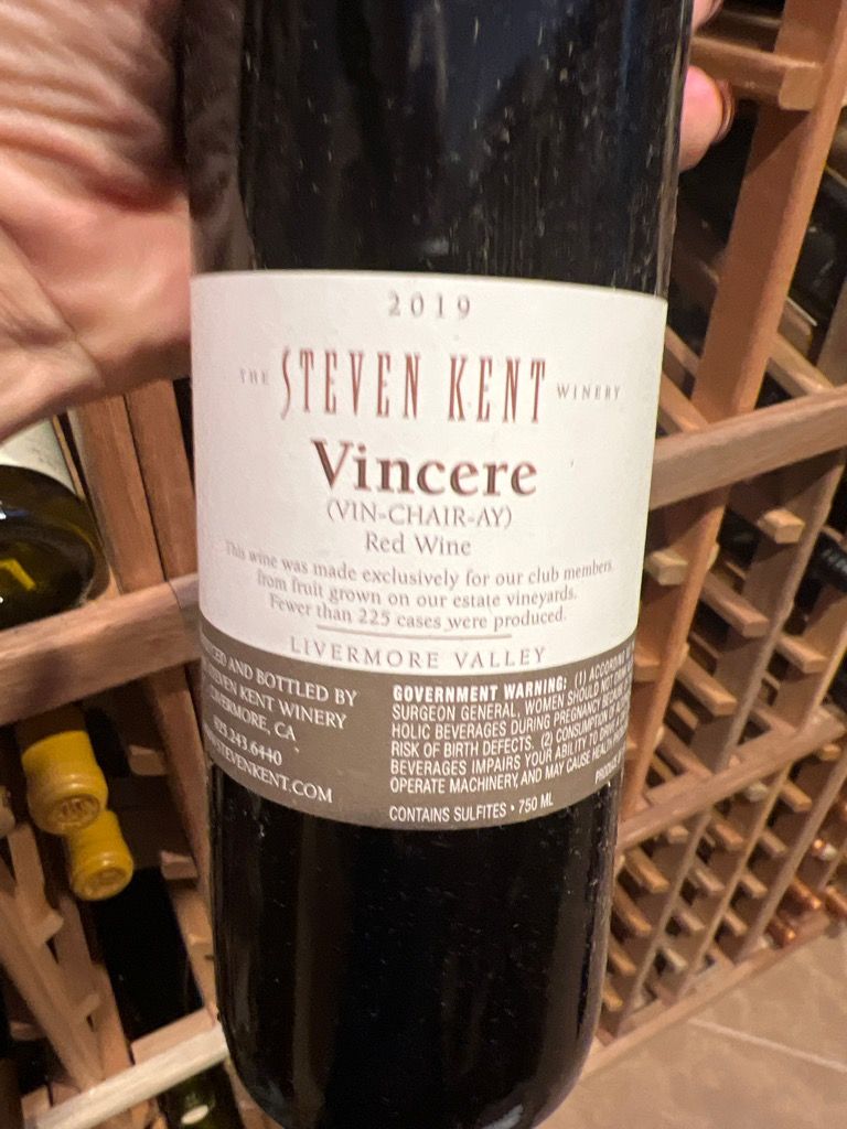 2019 Steven Kent Winery Vincere, USA, California, San Francisco Bay ...