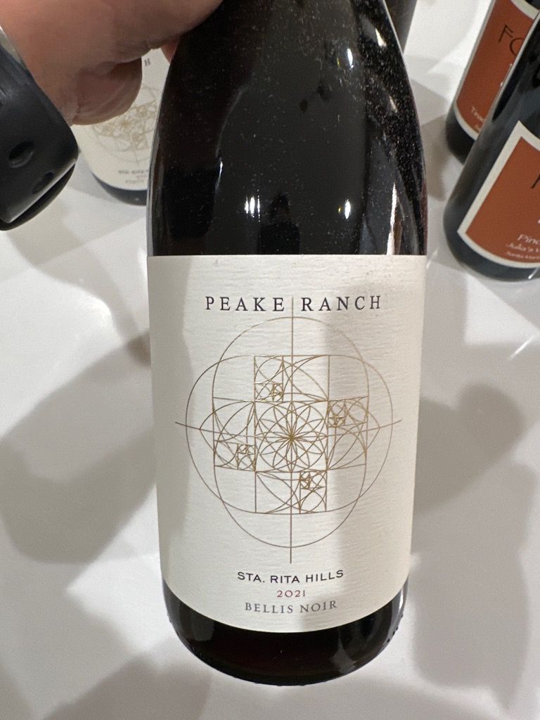 2021 Peake Ranch Bellis Noir, USA, California, Central Coast, Sta. Rita ...