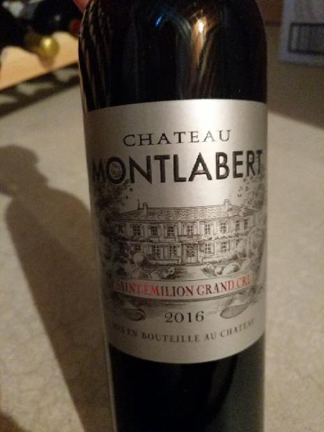 2016 Château Montlabert, France, Bordeaux, Libournais, St. Émilion ...