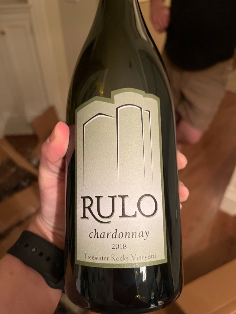 2018 Rulo Chardonnay Freewater Rocks Vineyard, USA, Washington ...