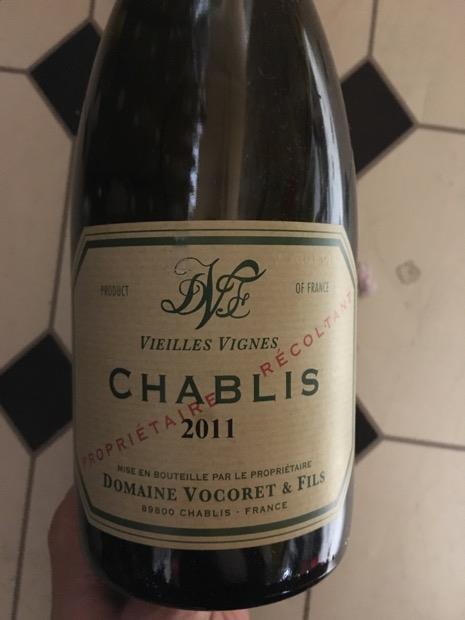 2012 Domaine Vocoret et Fils Chablis Vieilles Vignes, France, Burgundy ...