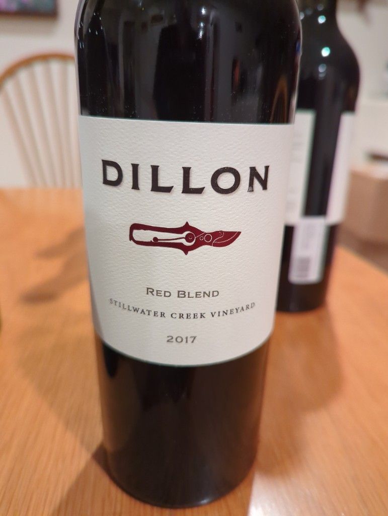 2017 Dillon Cellars Red Blend Stillwater Creek, USA, Washington ...