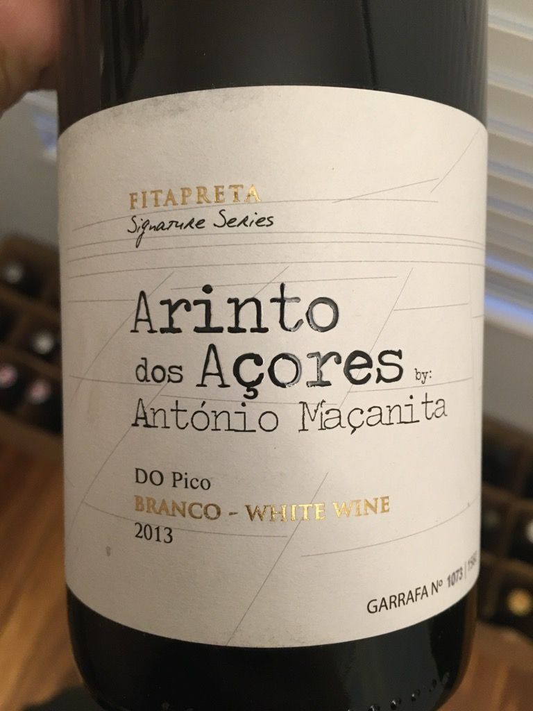 2013 Azores Wine Company Arinto dos Açores, Portugal, Açores, Pico ...