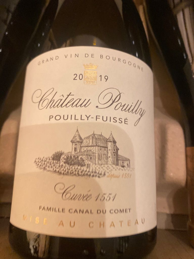 2020 Famille Canal du Comet - Château Pouilly Pouilly-Fuissé Cuvée 1551 ...