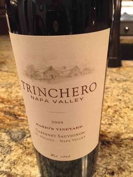 2009 Trinchero Cabernet Sauvignon Mario's, USA, California, Napa Valley ...