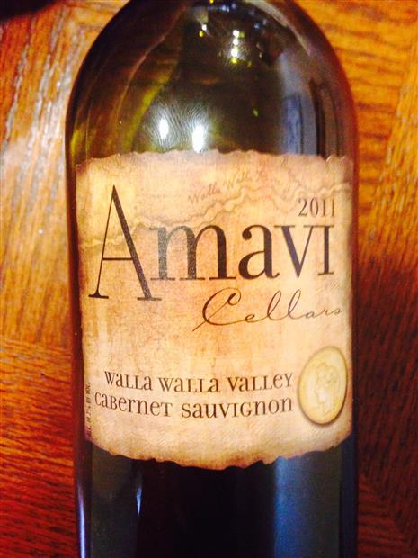 2011 Amavi Cellars Cabernet Sauvignon, USA, Washington, Columbia Valley ...