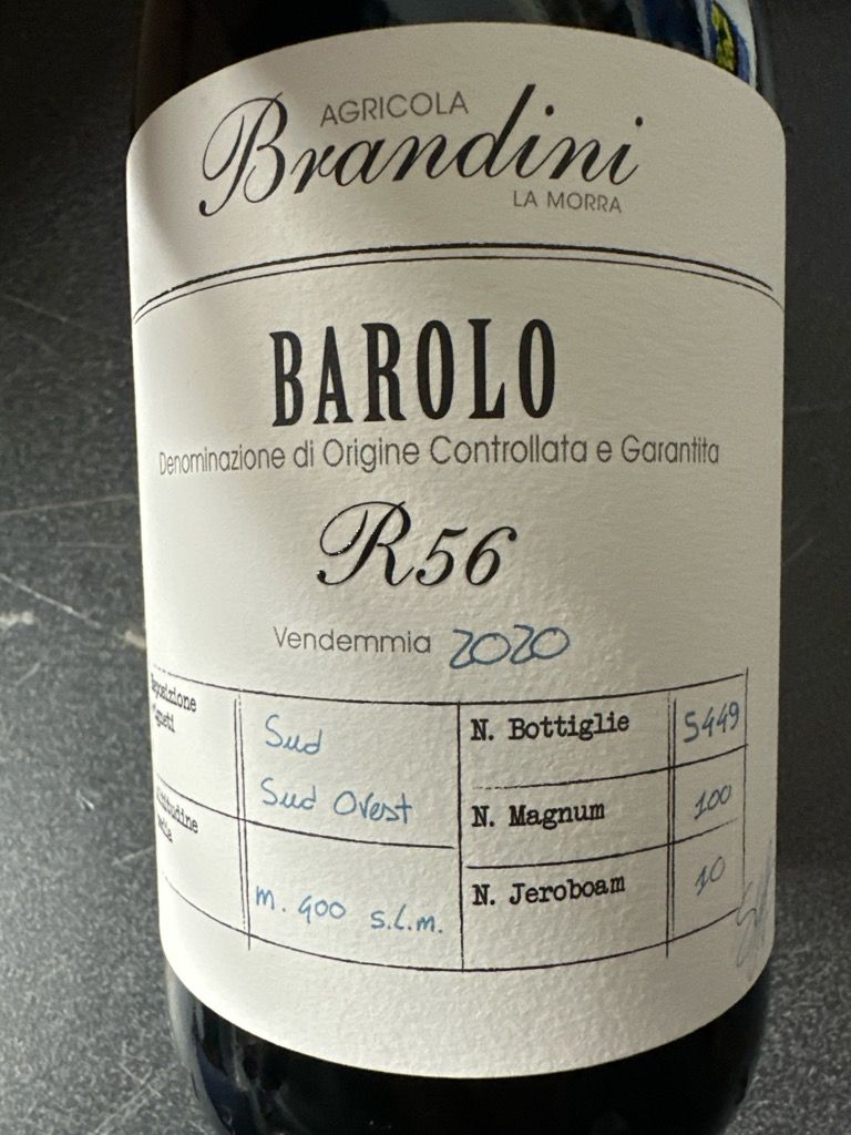 2020 Agricola Brandini Barolo Resa 56, Italy, Piedmont, Langhe, Barolo ...