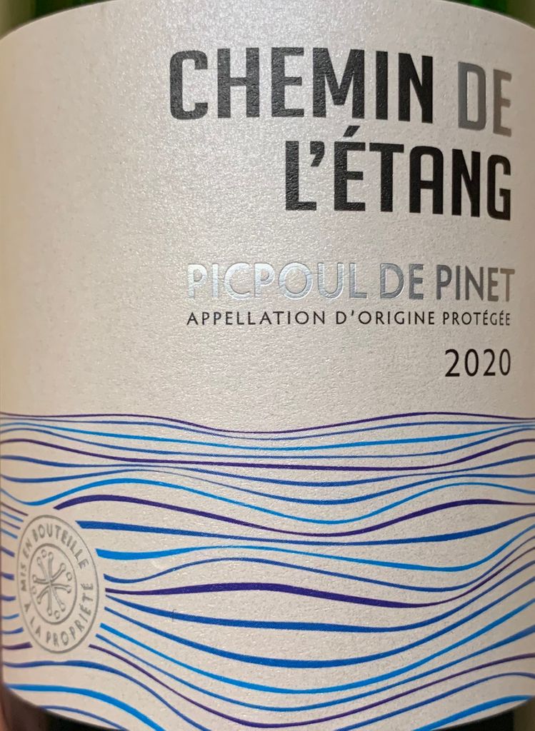 2021 Chemin de l'Etang Picpoul de Pinet, France, Languedoc Roussillon ...
