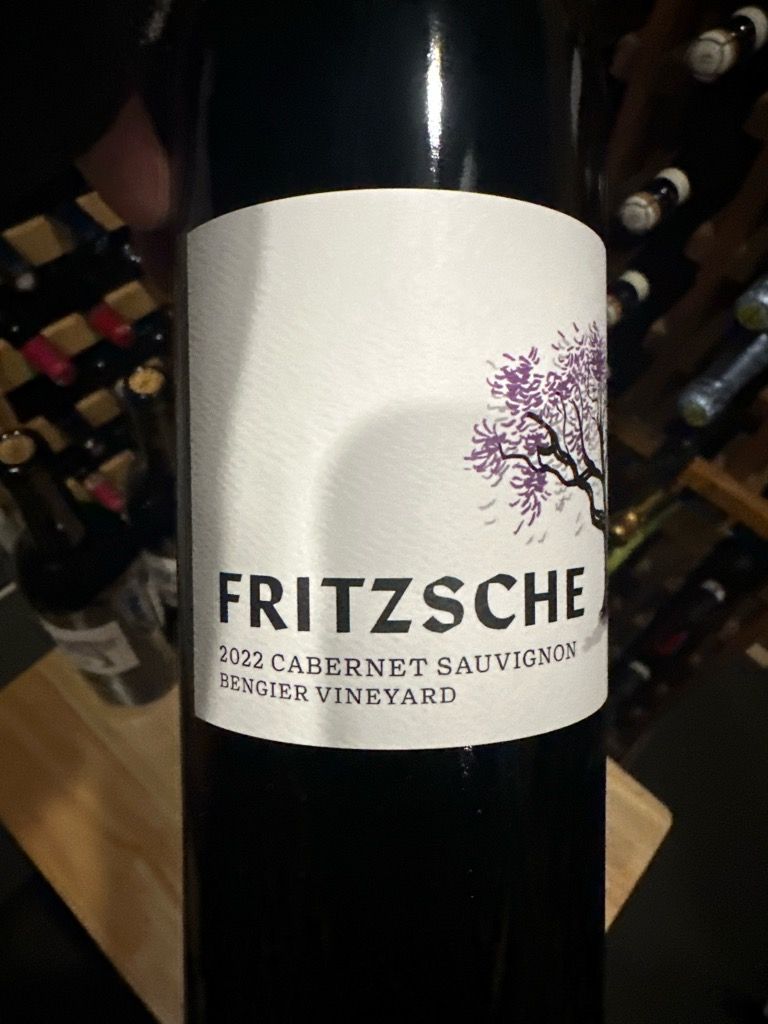 2022 Fritzsche Cabernet Sauvignon Bengier Vineyard, USA, California ...