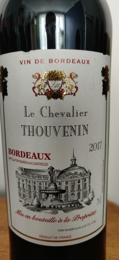 2019 Vignobles Lalande-Moreau Le Chevalier, France, Bordeaux ...