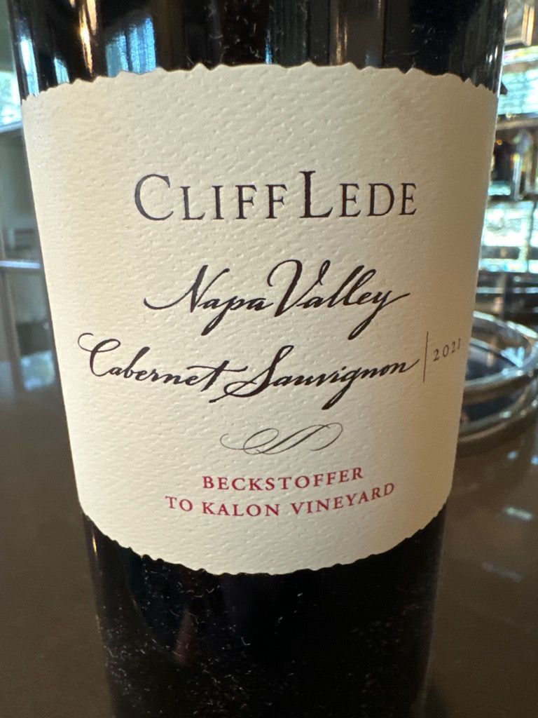 2021 Cliff Lede Cabernet Sauvignon Beckstoffer To Kalon Vineyard, USA ...
